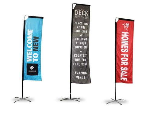 Make Your Brand Stand Out with Custom Rectangular Banner Flags